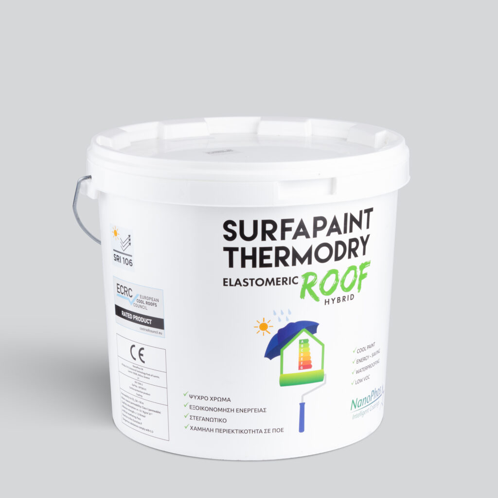 SURFAPAINT Thermodry : Guaina Liquida Termoriflettente Per Tetti | Nanocubo
